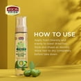 African Pride Olive Miracle Non-Flaking Foam Setting Hair Mousse, Long ...