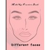 Makeup face charts paper practice face charts for makeup artist ...