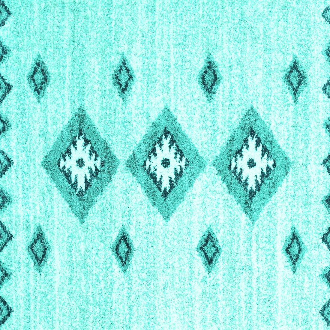 Ahgly Company Indoor Square Abstract Turquoise Blue Contemporary Area ...