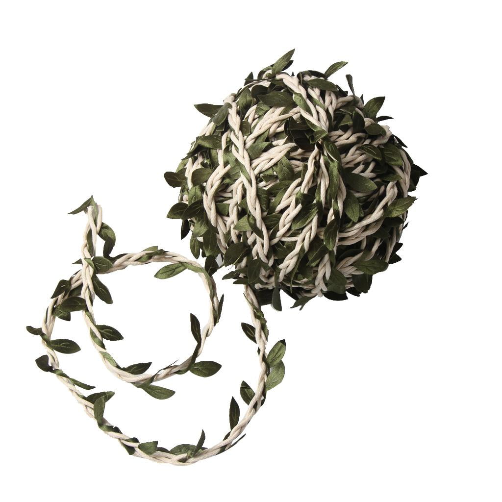 20mx6mm Artificial Leaf Garland Plants Fake Foliage Flor - Walmart.com