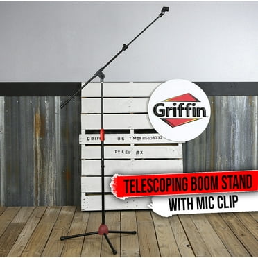 2 PACK - Professional Studio Microphone Boom Stand with Wheels by ...