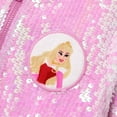 Disney Princess Girls Bomber Jacket Aurora Graphic Sequin Zip Up Fall ...