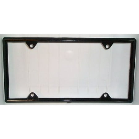 Black Vinyl License Plate Frame Kit | Walmart Canada