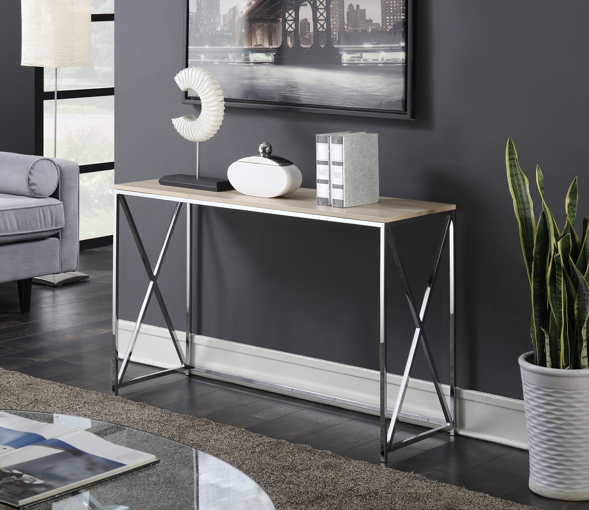 Convenience Concepts Belaire Console Table - Walmart.com