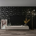 Art3d Black PVC 3D Wall Panel Diamond Wall Panel Jagged Matching 19.7 ...