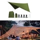Lona para acampar, carpa, toldo, accesorios, hamaca ligera, toldo para ...