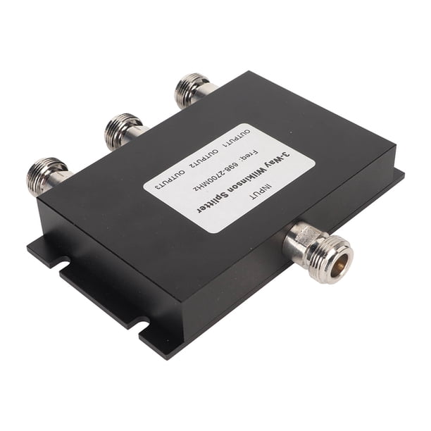 3 Way TV Signal Splitter, Professional 3 Way Power Divider 50W 698 ...