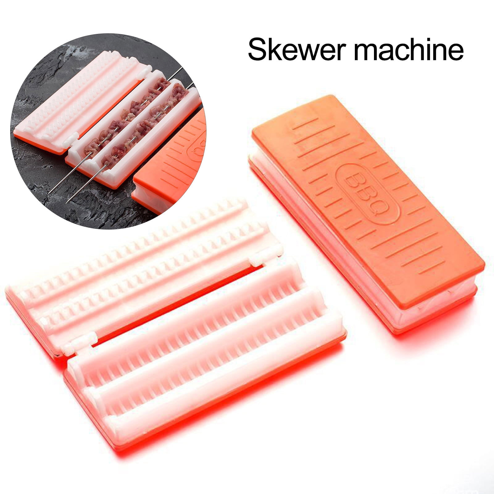 Portable Food-Grade Meat Skewer Tool - Space-Saving BBQ Meat Skewer ...