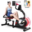Pooboo Fitness Recumbent Exercise Bike, Back-friendly, Magnetic Resistance, Indoor Cycling ...