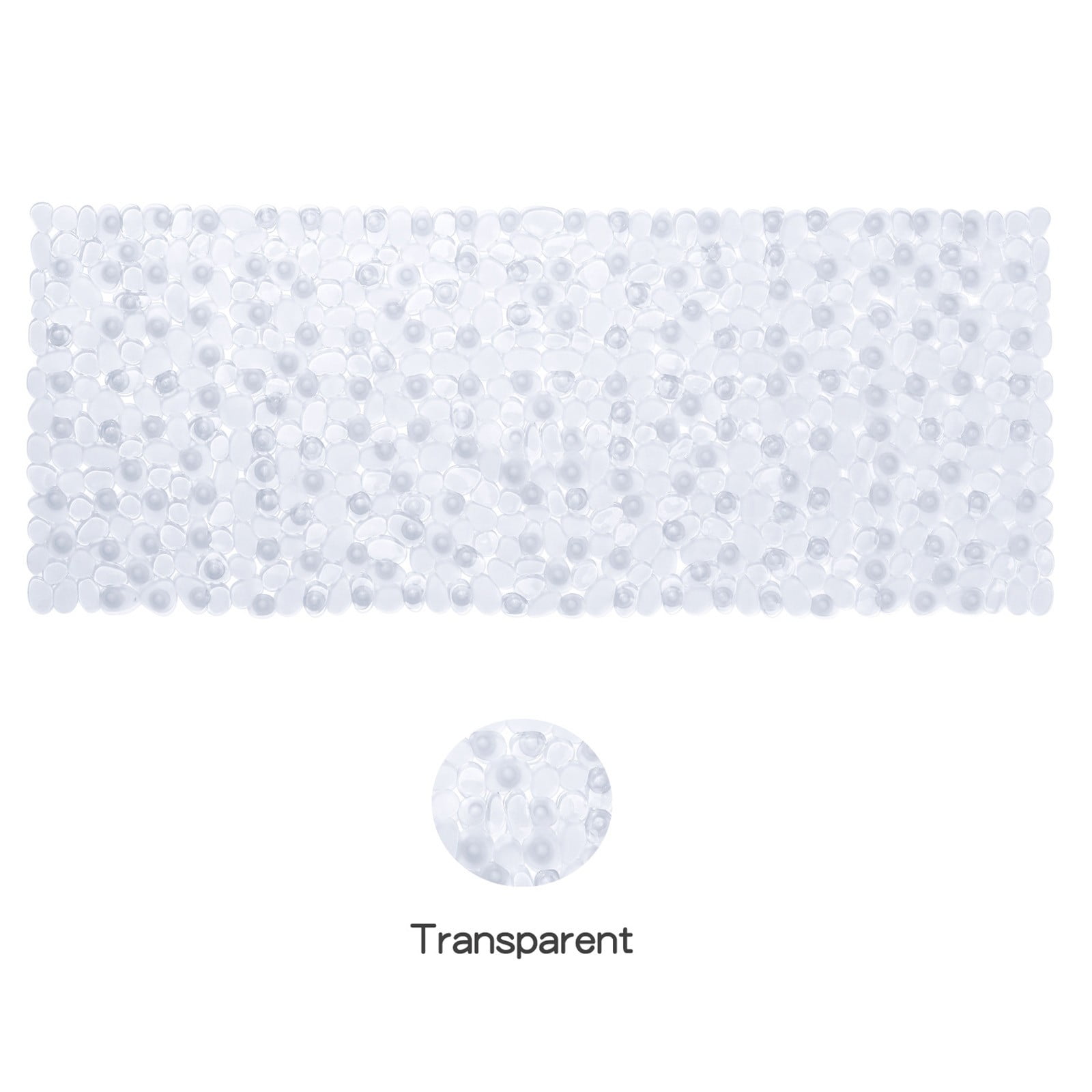 Click here for Yulier Non-Slip Pebbles Bathtub Mat Clear 16 W X 4... prices