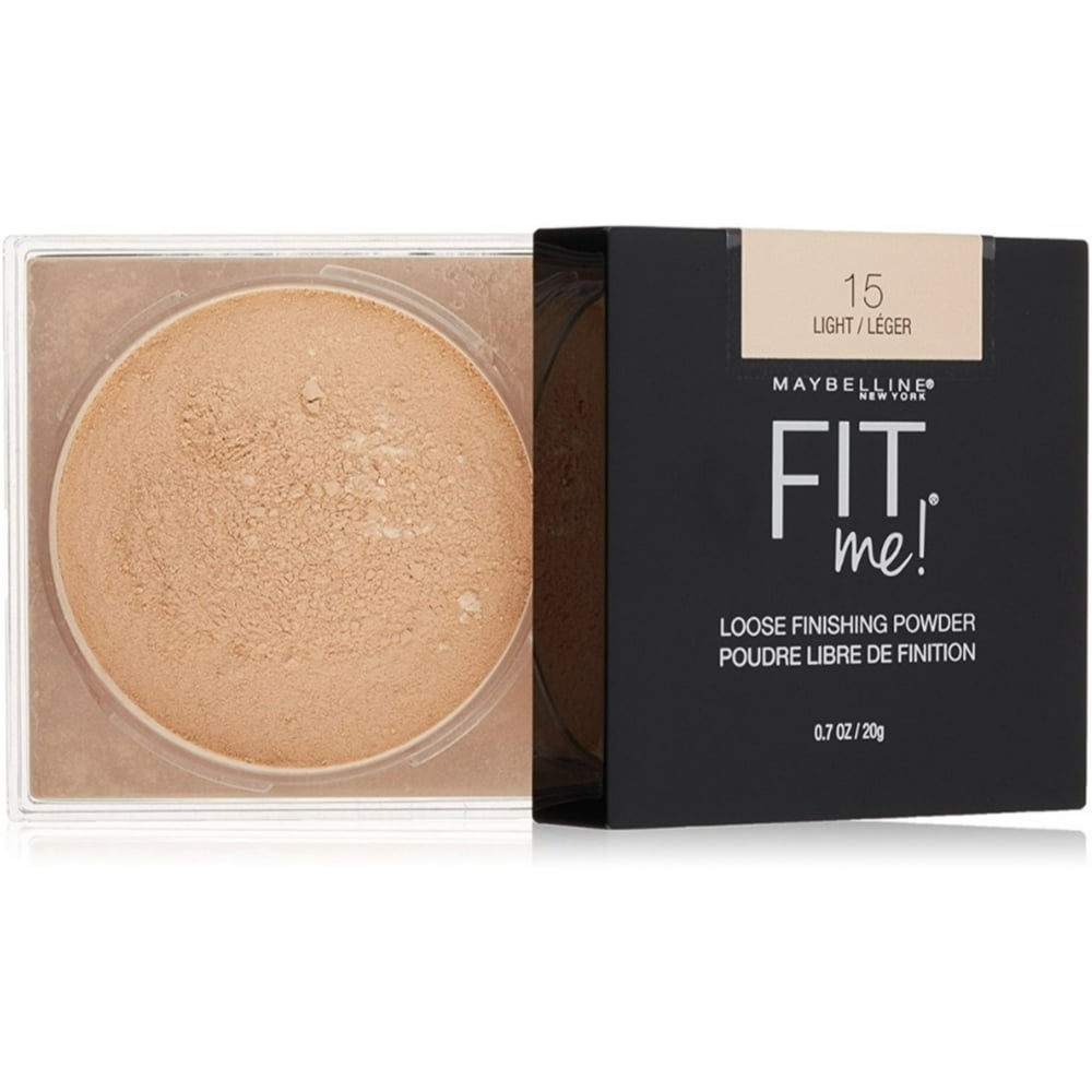 2 Pack Maybelline Fit Me Loose Finishing Powder Light 07 Oz