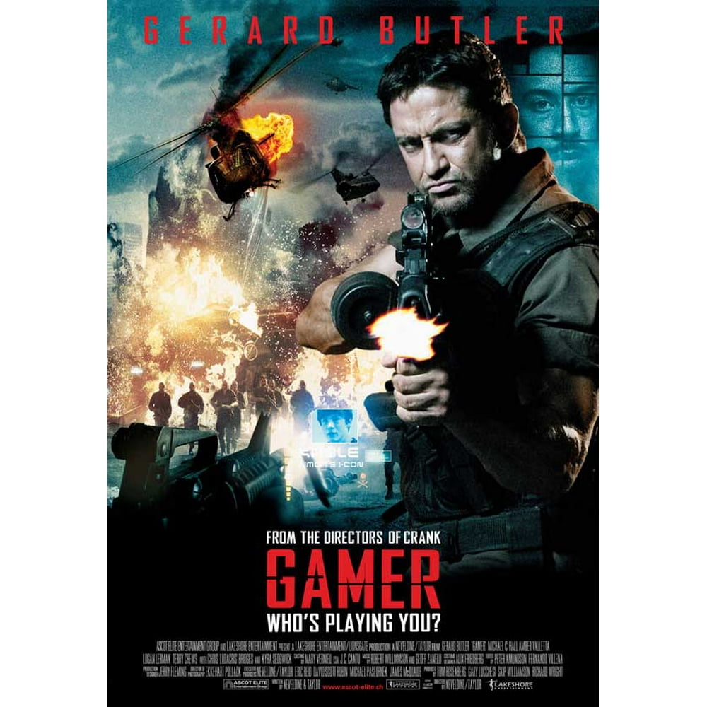 Gamer - movie POSTER (Style C) (27" x 40") (2009) - Walmart.com ...