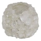 "Decorative Quartz Crystal Mineral Stone Rocks Vase, Modern Accent ...