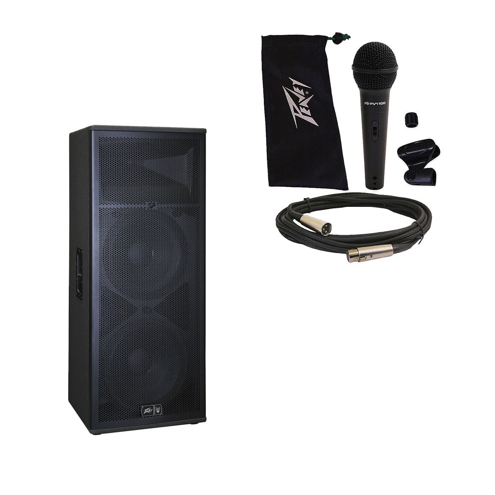 Peavey SP 4 Pro Audio DJ Passive 4000W Dual 15" 3-Way PA Speaker & PVi ...