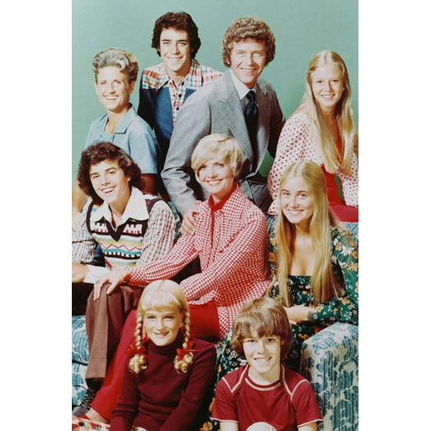 The Brady Bunch Cast Tv 24x36 Poster - Walmart.com - Walmart.com