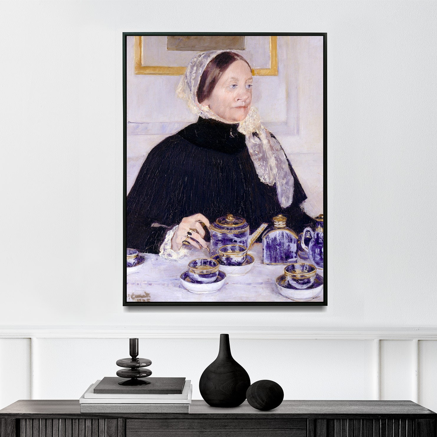 Lady at the Tea Table - 1883–1885 | Mary Cassatt | Premium Fine Art ...