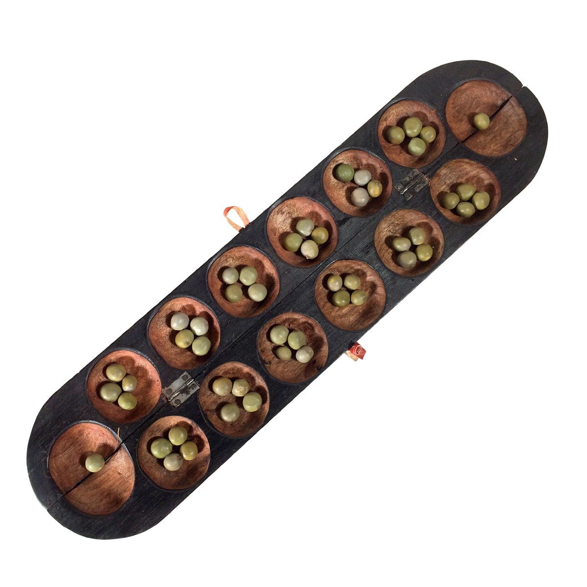 African Oware (mancala) Seed Board Game - Extended size - Hancarved ...