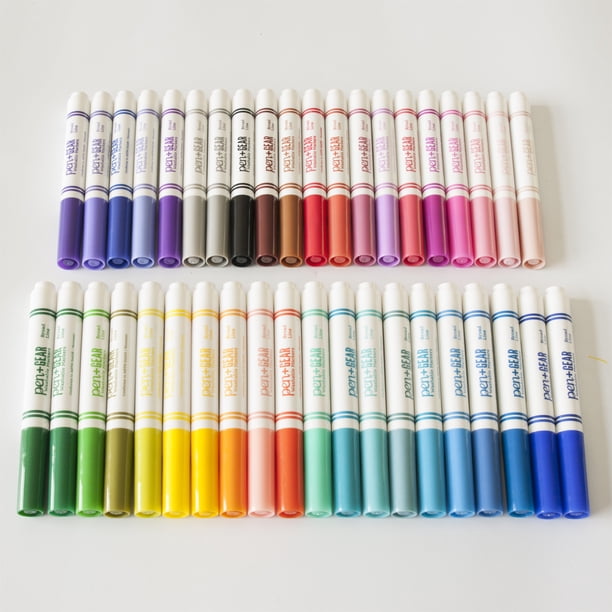 Pen + Gear 40CT Broad Line Washable Marker Assorted Colors - Walmart.com