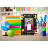 WaaHome My First Day of Kindergarten Picture Frames 4"x6" First Day of ...