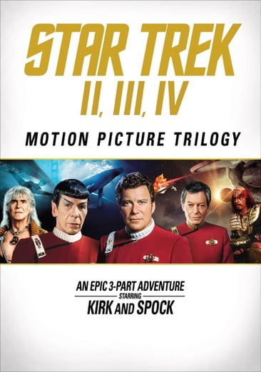 PARAMOUNT-SDS STAR TREK-MOTION PICTURE TRILOGY (DVD/2016 REPACKAGE/3PK ...