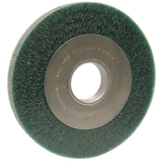Anderson Brush 066-01624 6 Inch Med Face E-Cap Crimped Wire Wheel .010 ...