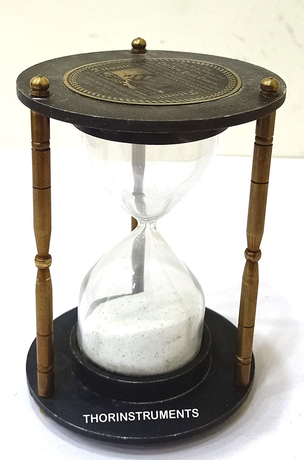 Antique Nautical Desktop Titanic Sand Timer Hourglass Vintage Marine ...