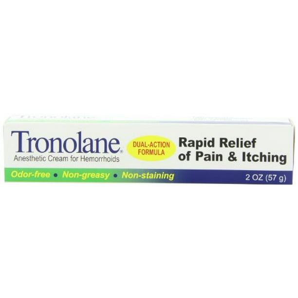 5 Pack Tronolane Rapid Relief Anesthetic Cream for Hemorrhoids 2 Oz ...