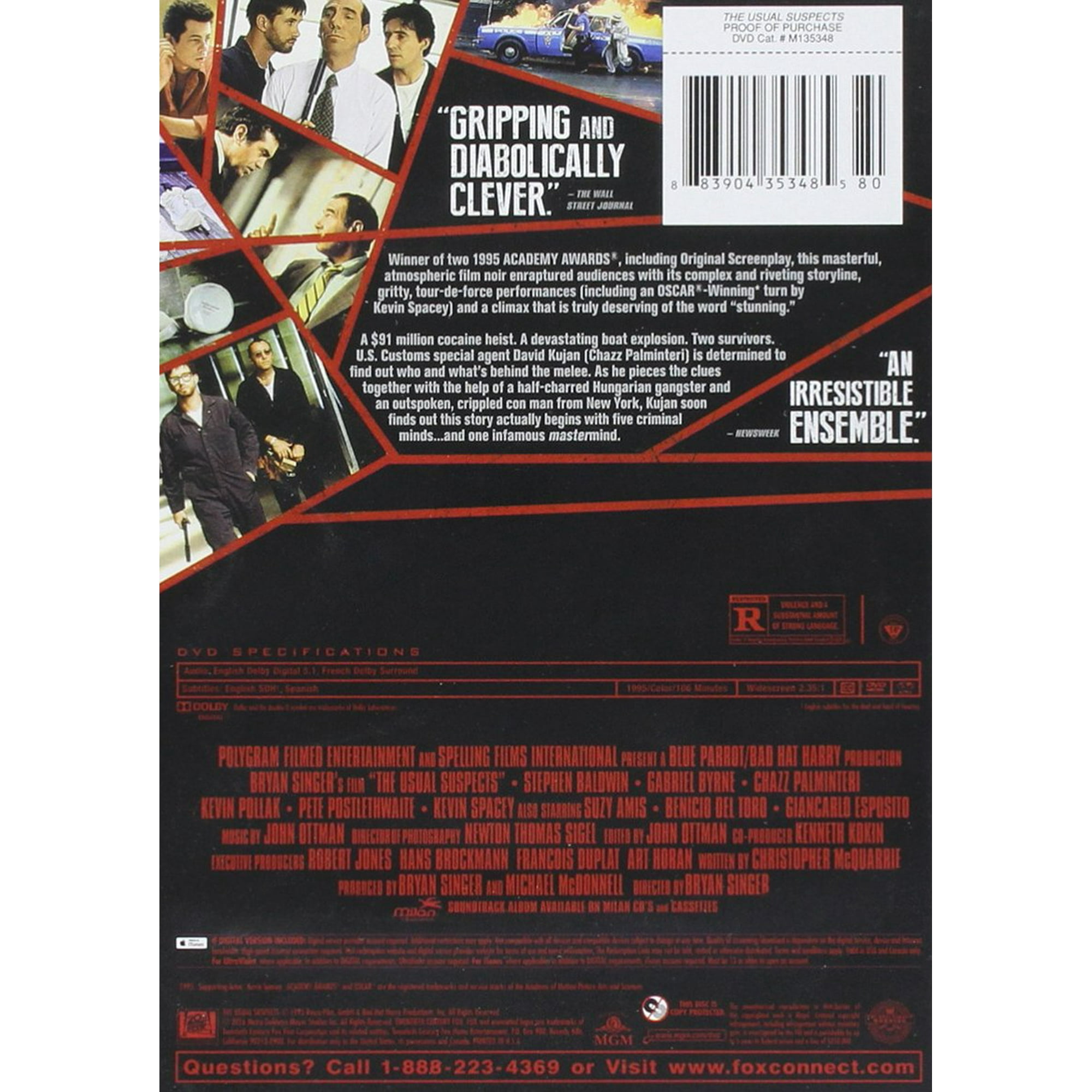 The Usual Suspects Dvd