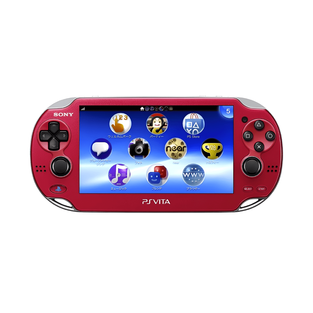 Restored Sony - PS Vita 2000 Handheld PlayStation Gaming Console - Red ...