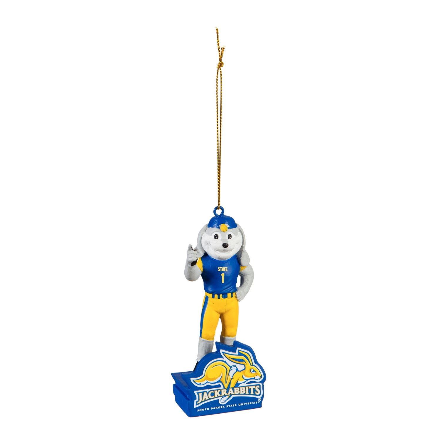 Evergreen South Dakota State University, Mascot Statue Orn, 2.56'' x 1. ...