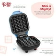 Rise by Dash Non-Stick Mini Waffle Maker for 4 Inch Waffles and Hash ...