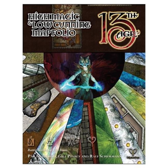 Pelgrane Press PEL13A11M 13th Age-High Magic & Low Cunning Map Folio ...