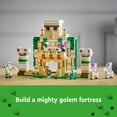 LEGO Minecraft 21250: The Iron Golem Fortress with Crystal & Golden ...