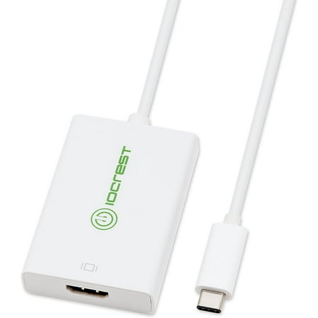 IO Crest SY-ADA31060 USB Type C to HDMI Video Adapter, White | Walmart ...