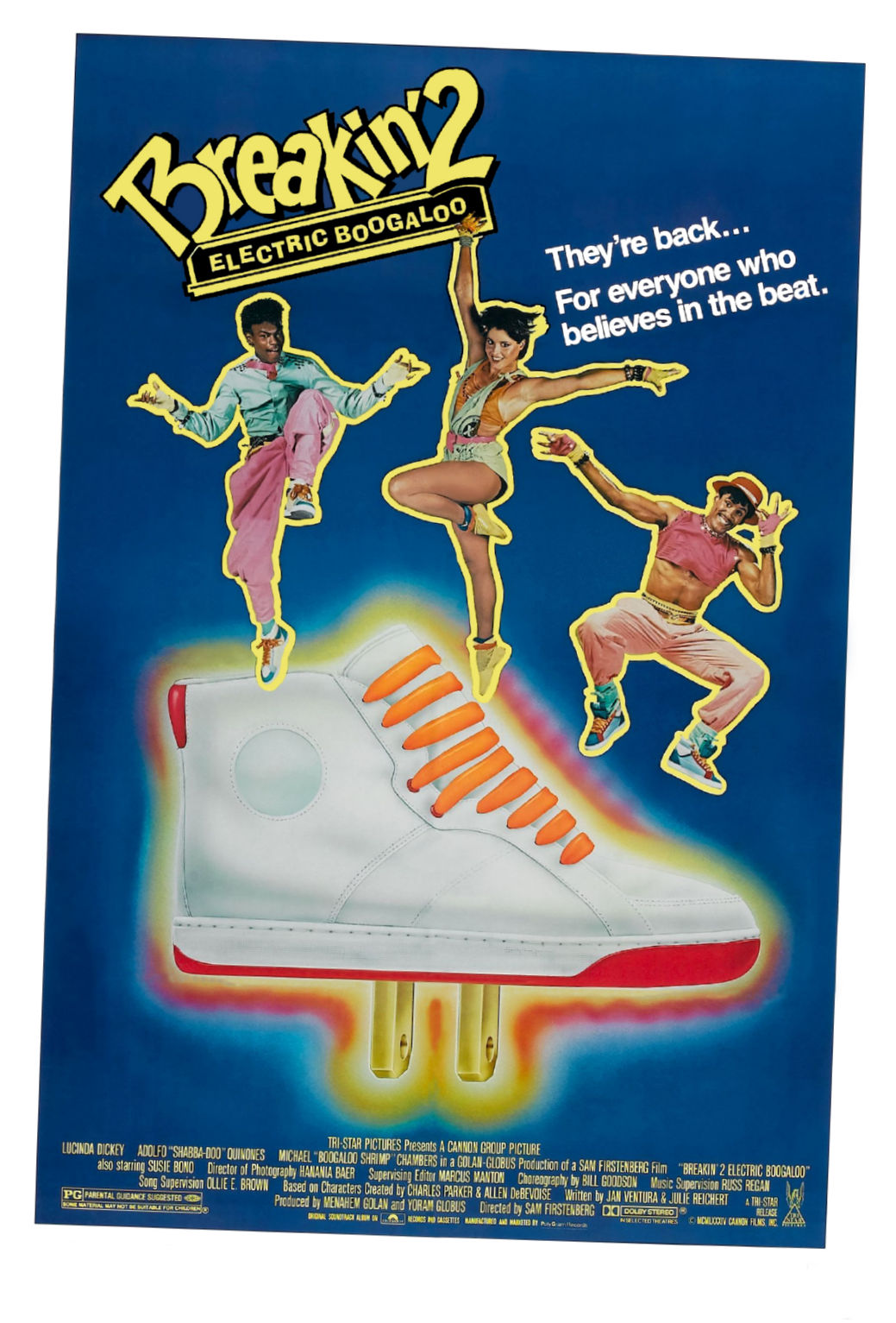 Breakin 2 Movie Poster Metal Sign 8Inx 12In Metal Art Print 8x12 Square ...