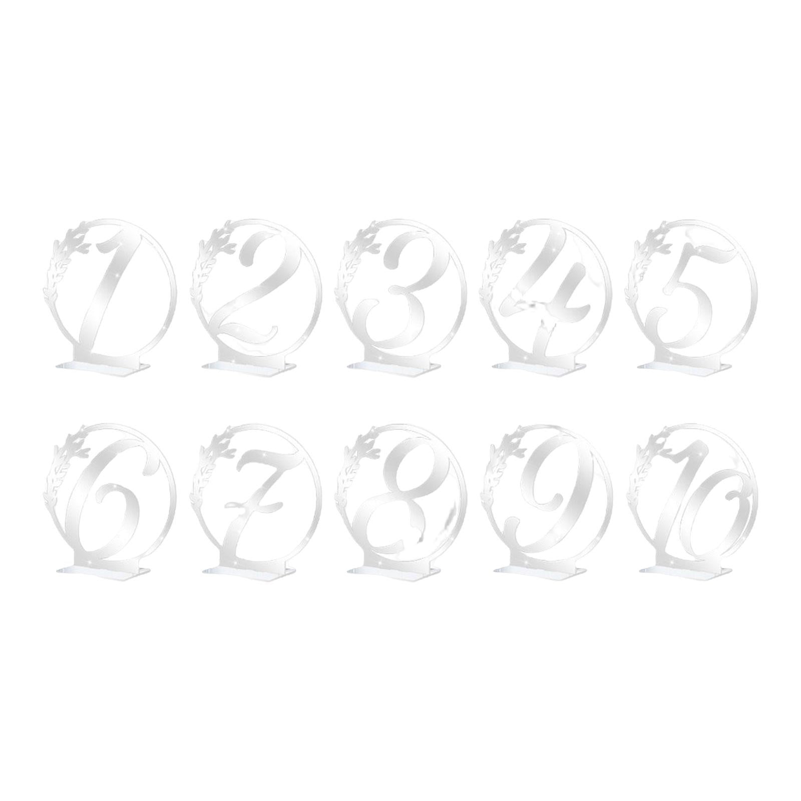 Sturdy Table Number Cards, Table Numbers Signs ,Seating Cards ,Wedding ...