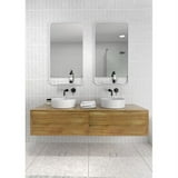 Rey Radius Corner Mirror with Shelf - Walmart.com