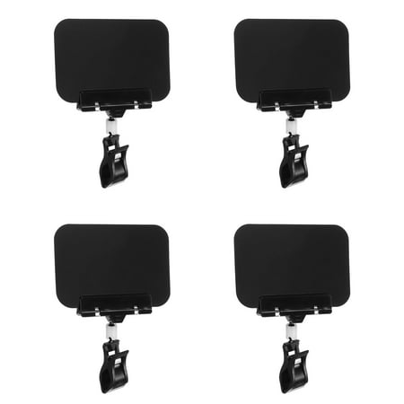 Uxcell Adjustable Plastic Sign Clip A6 Board 360 Degree Rotatable ...