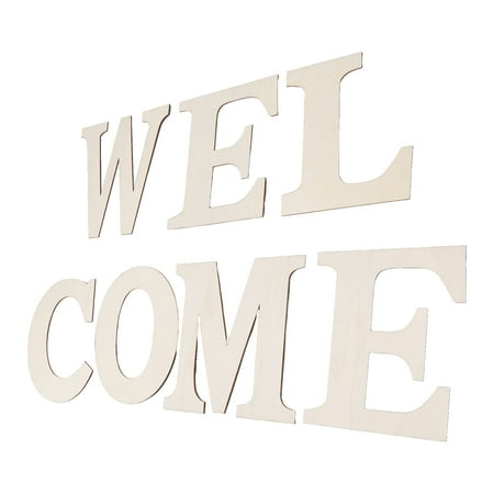 Welcome Letters, Welcome Sign 2mm Thickness Paintable Sturdy For ...