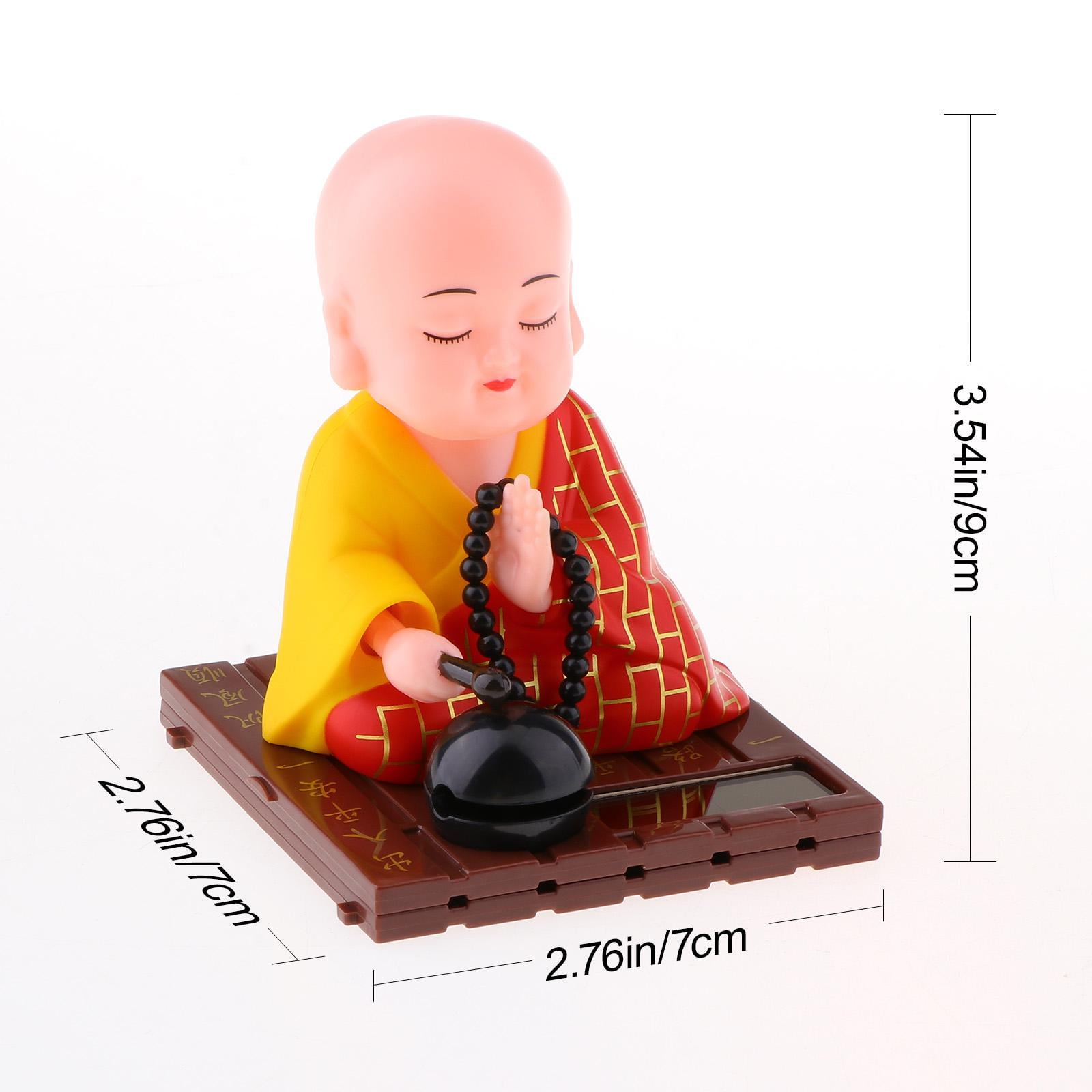 Buy Solar Powered Bobble Shaking Head Dancing Toy Buddhist Monk Doll ...