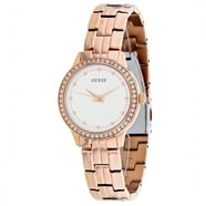 GUESS Women's W0468L1 Rose Gold-Tone Watch - Brown Dial - Walmart.com