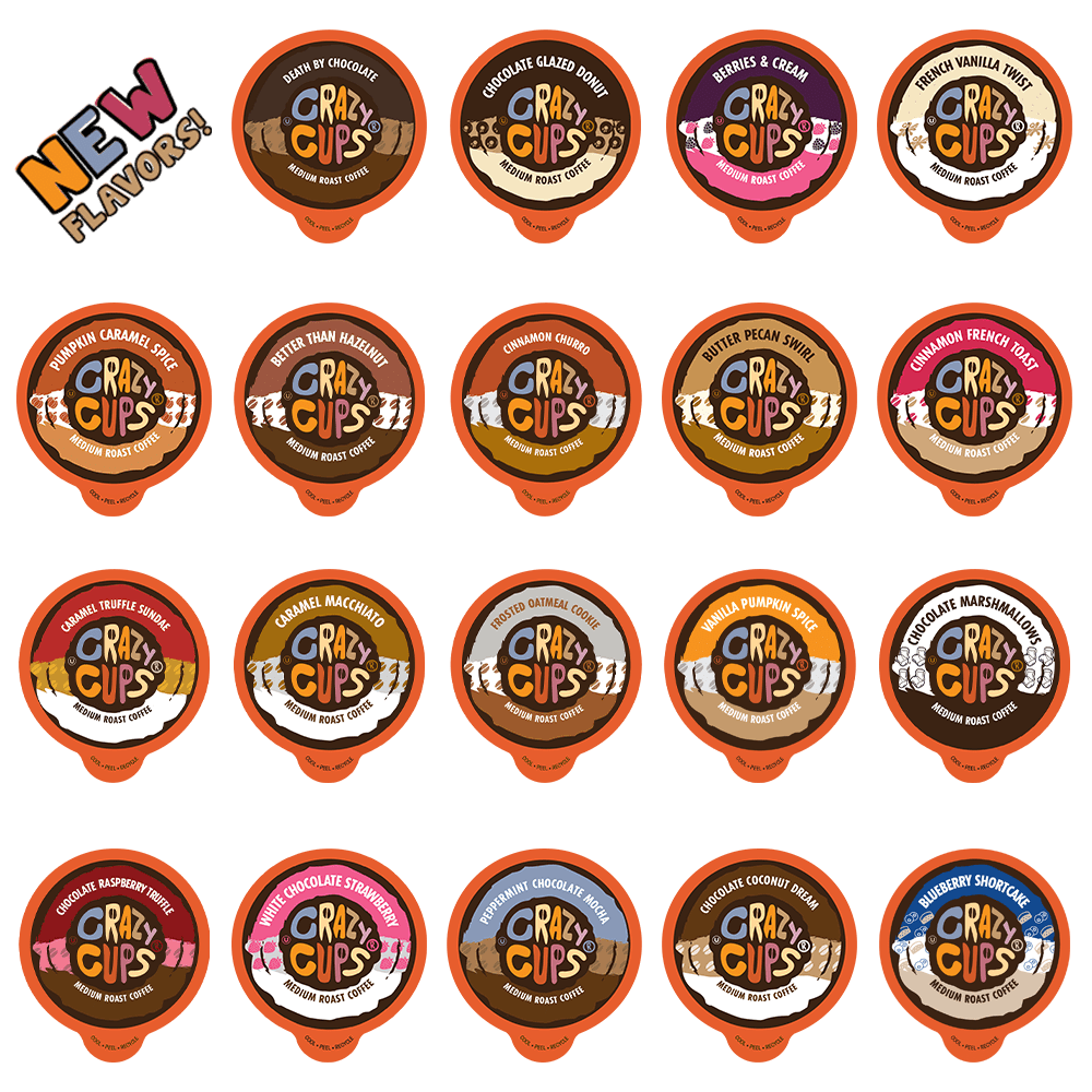 Flavored Coffee in Single Serve Coffee Pods - Flavor Coffee Variety ...