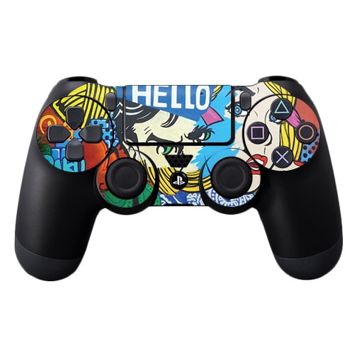 Skin Decal Wrap For Sony Ps4 Controller Hello Graffiti