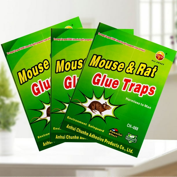 Peggybuy Mouse Traps Sticky Pad Board Easy To Set Mice Catcher for ...