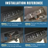 Front Left Drive Side Car Power Window Switch Lift Button Panel Master ...