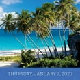 2020 Tropical Beaches Daily Desktop Calendar - Walmart.com