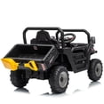Zukpow 12V Ride on Toys with Remote, Ride on Dump Truck for Kids ...