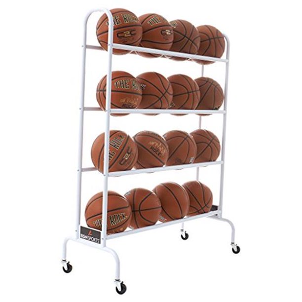 BSN SPORTS? Wide-Body Ball Cart (4 Rows, Holds 16 Balls) - Walmart.com