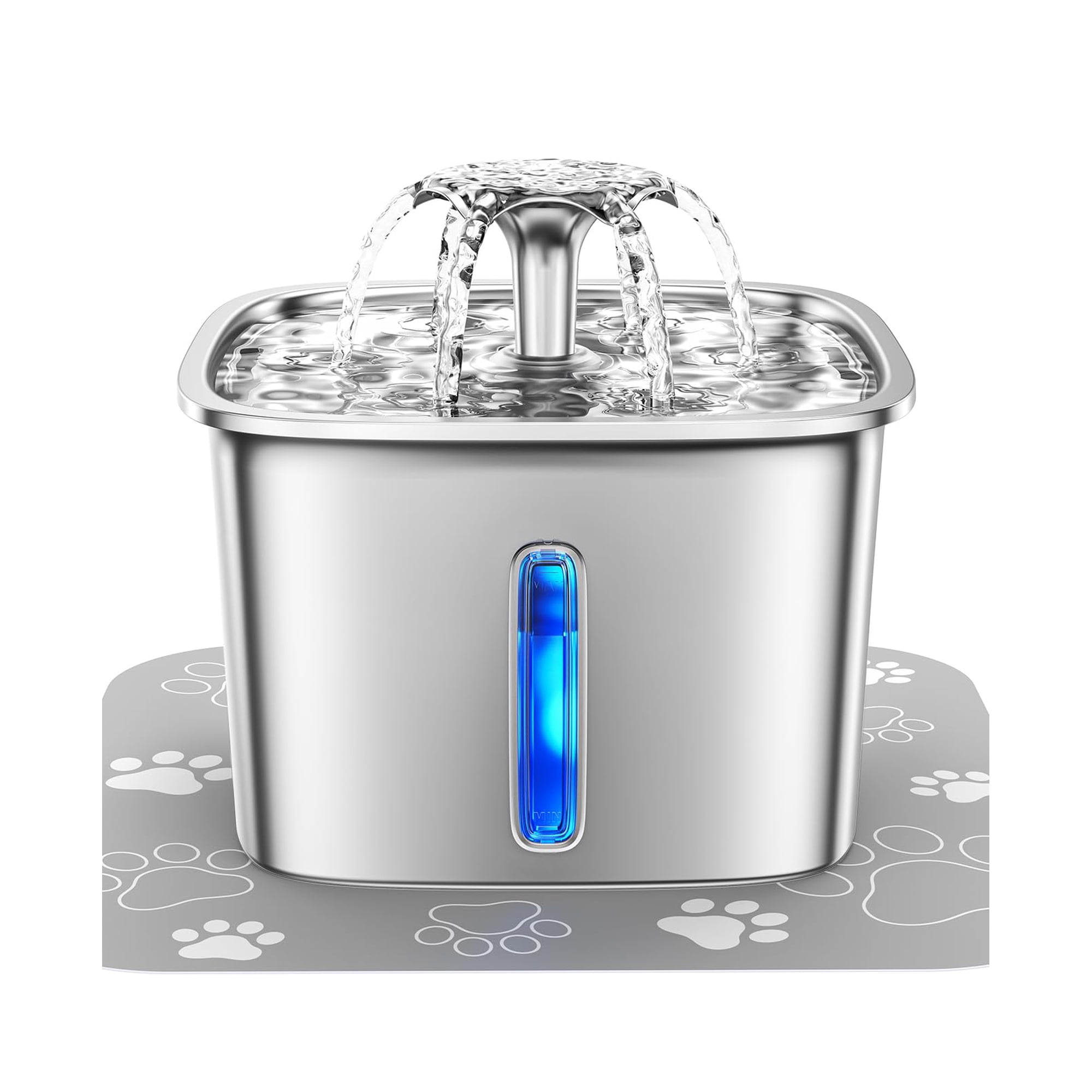 Click here for Cat Water Fountain Veken Stainless Steel 2.8l W/ F... prices