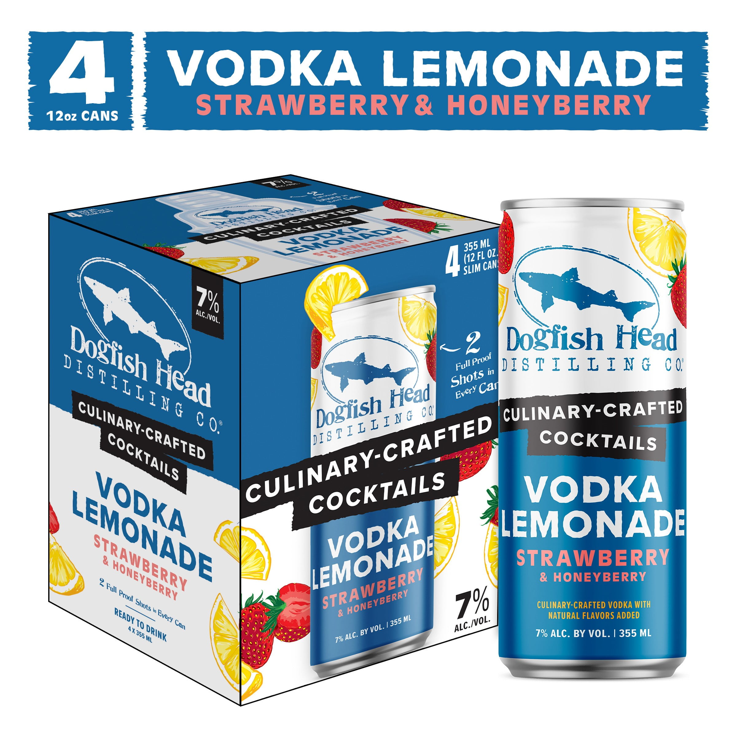 Dogfish Head Strawberry & Honeyberry Vodka Lemonade Nepal | Ubuy